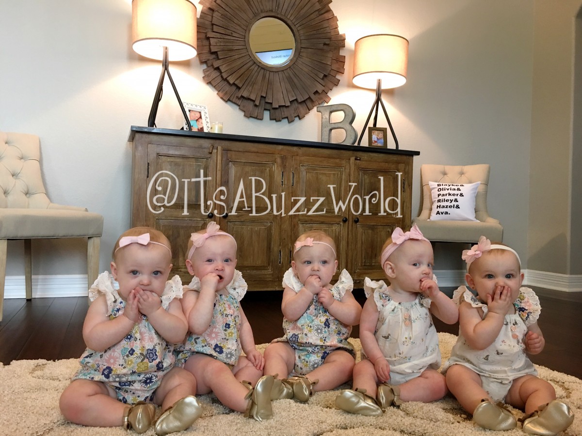 1 Year Old Busby Quints – It's a Buzz World